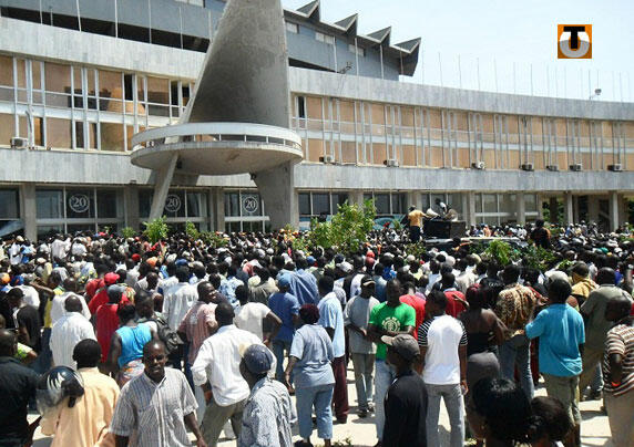 ANC protest in Lome - République Togolaise