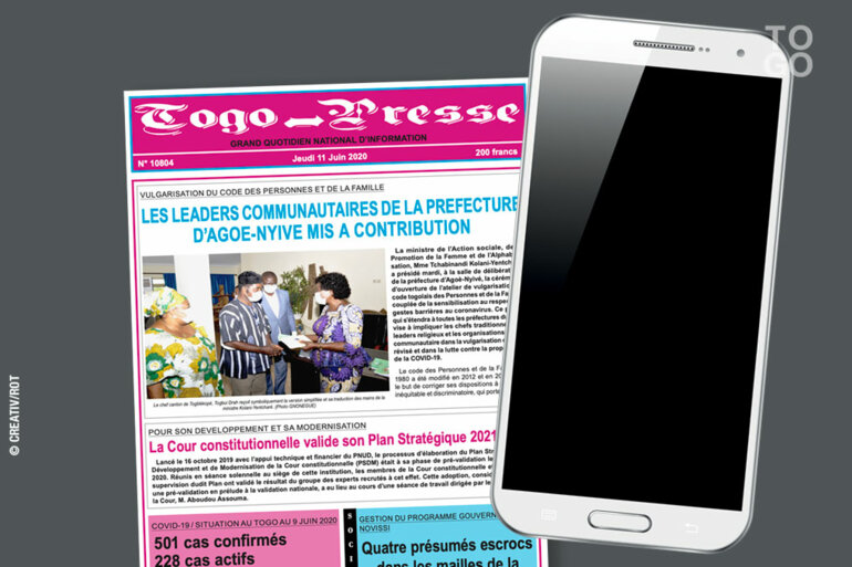 La nouvelle marche de Togo Presse - République Togolaise