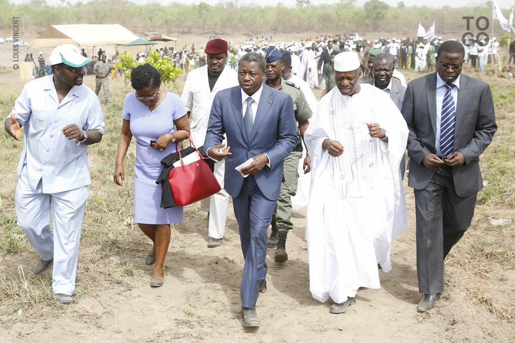 Inauguration du marché de Tchamba - République Togolaise