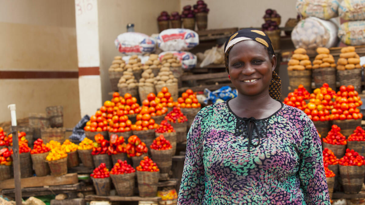 Des commerçants heureux - République Togolaise