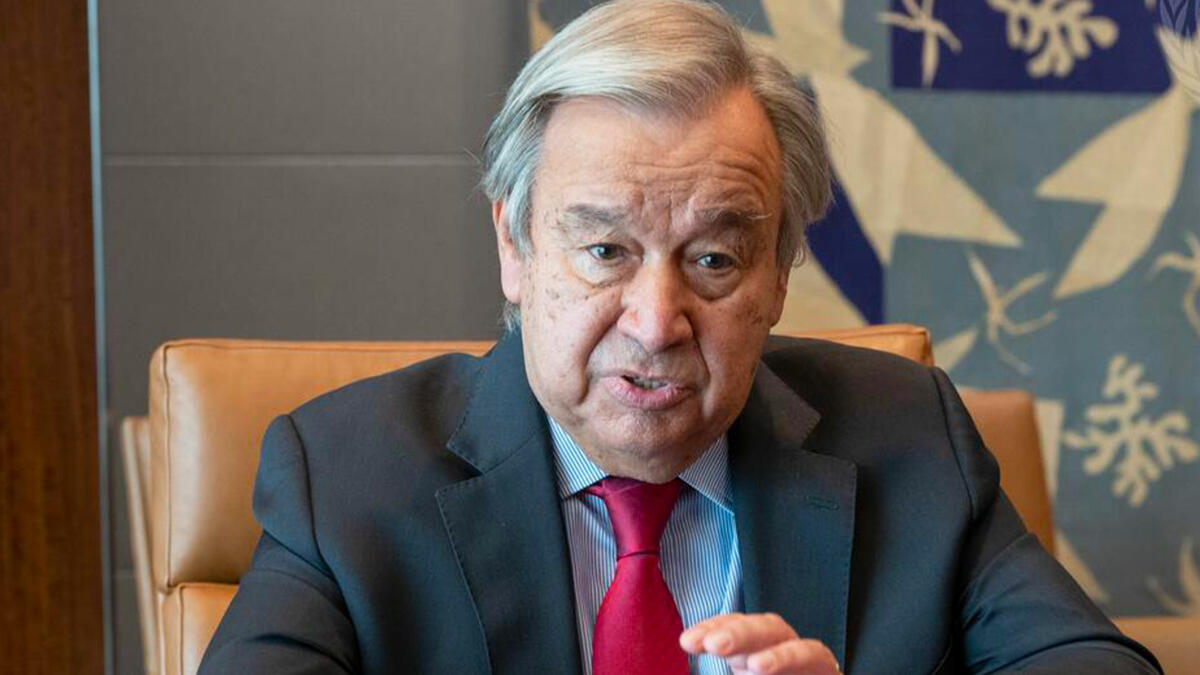 Antonio Guterres : 'Il est grand temps d'avoir une discussion sérieuse ... Antonio Guterres : 'Il est grand temps d'avoir une discussion sérieuse ...