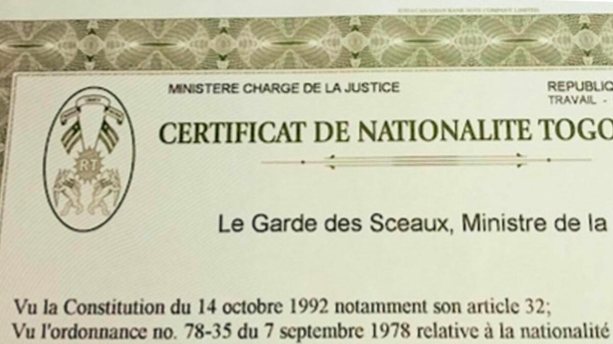 Des Togolais qui le deviennent enfin - République Togolaise